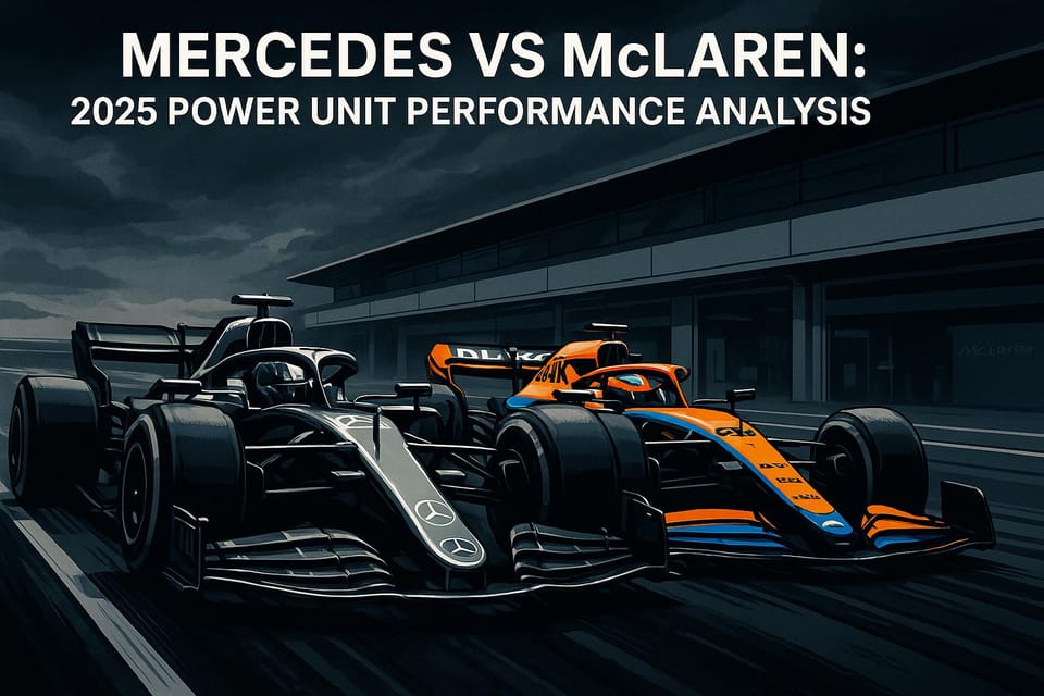 Mercedes vs McLaren: 2025 Power Unit Performance Analysis