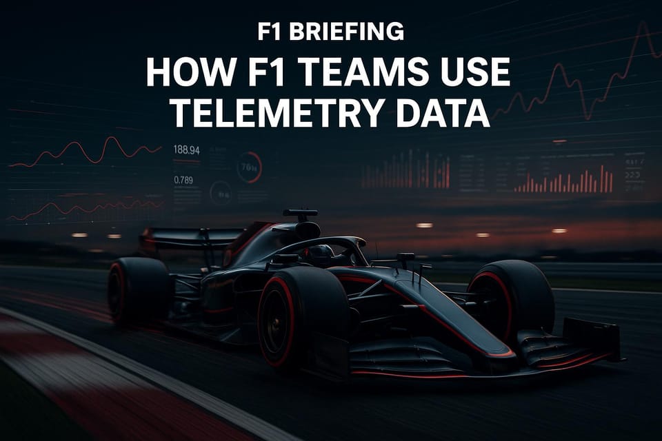 How F1 Teams Use Telemetry Data