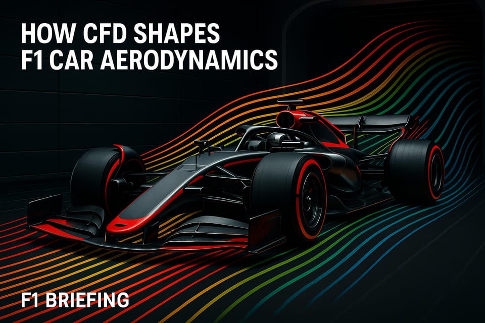How CFD Shapes F1 Car Aerodynamics